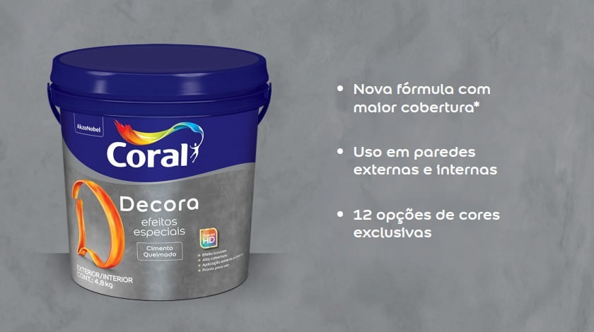 Decora Efeitos Especiais Velvet/Nuage Cinza Clássico